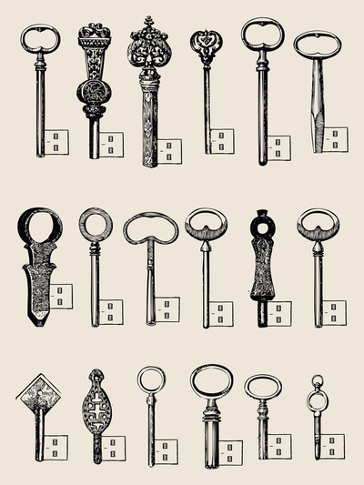 Skeleton Key + USB – c.s.m.r.